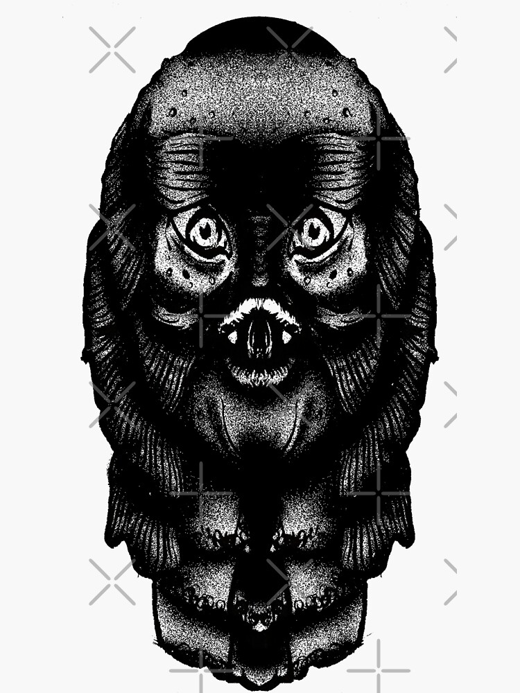 "The Creature Feature" Sticker for Sale by ryantaft | Redbubble