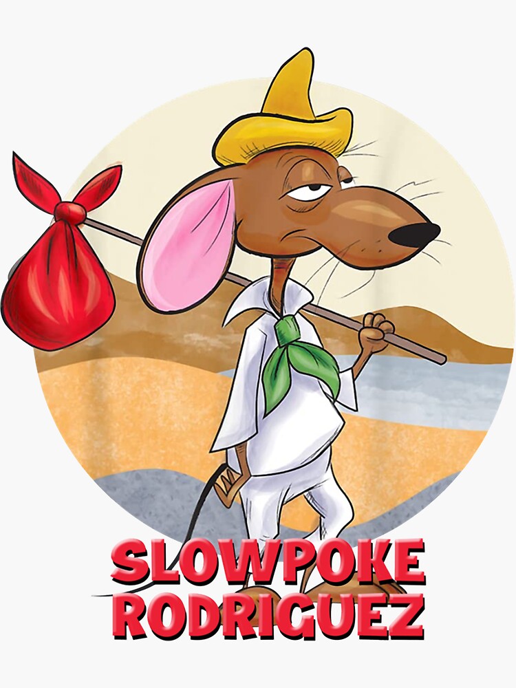 "Graphic Slowpoke Rodriguez Cartoon" Sticker for Sale by gostomski33 ...