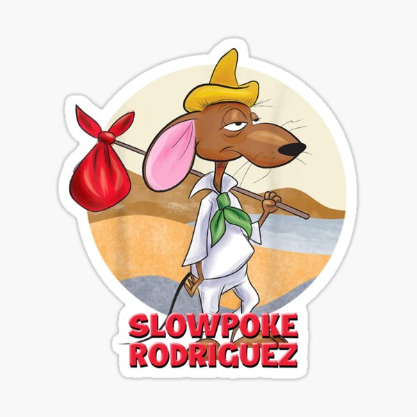 "Graphic Slowpoke Rodriguez Cartoon" Sticker for Sale by gostomski33 ...