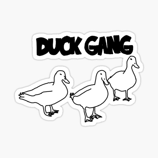 "Duck Gang" Sticker for Sale by Satato | Redbubble