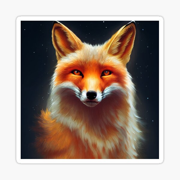 "Star Fox Spirit" Sticker for Sale by KasparBakken | Redbubble