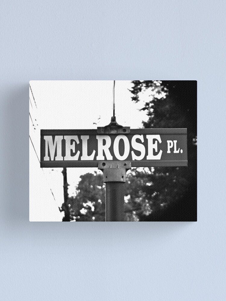 "A Street Sign for Those Who Remember Melrose Place" Canvas Print by ...