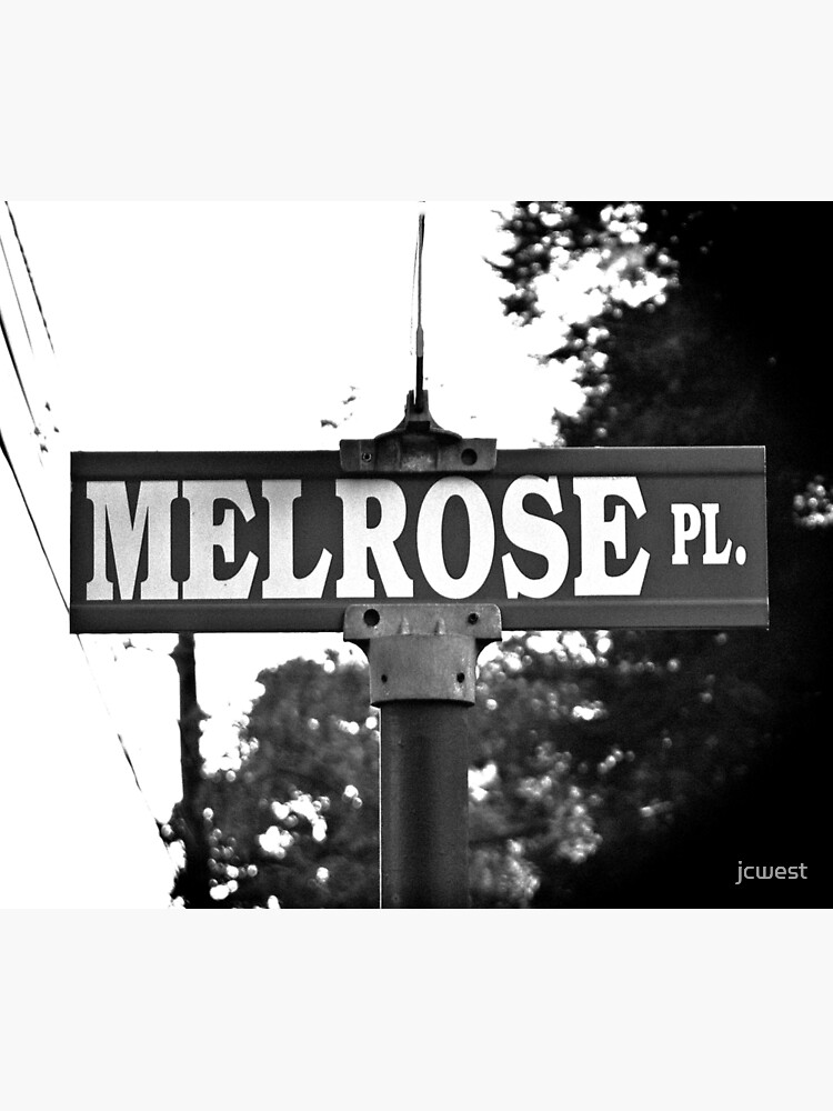 "A Street Sign for Those Who Remember Melrose Place" Canvas Print by ...