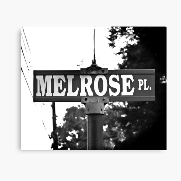 "A Street Sign for Those Who Remember Melrose Place" Canvas Print by ...