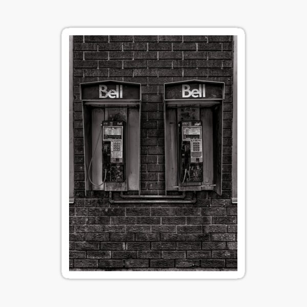 "Phone Booth No 23" Sticker for Sale by learningcurveca | Redbubble