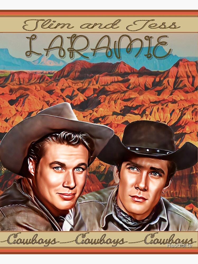 "Laramie, Slim and Jess, TV" Poster for Sale by Hautforte | Redbubble