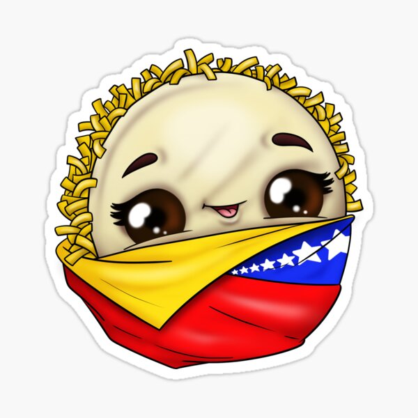 "Venezuelan Arepas" Sticker for Sale by somosilustrador | Redbubble