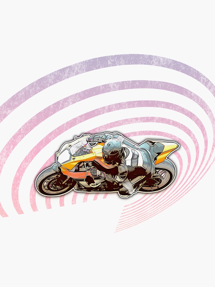 "Racer_v2_07" Sticker for Sale by aca027 | Redbubble