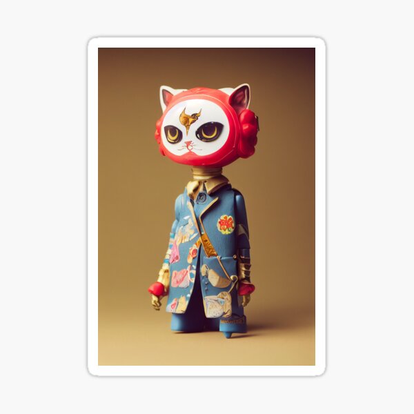 "Archie the Exotic (Cute Chibi Kitty #2)" Sticker for Sale by neon-nova ...