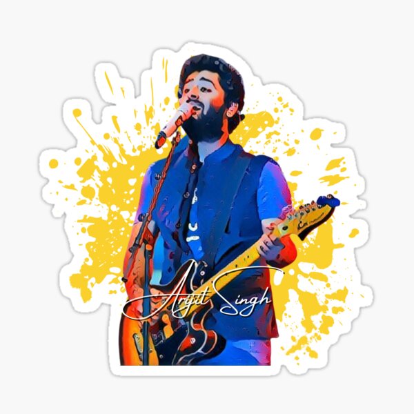 "Arijit Singh t shirt and sticker | Arijit Singh Hoodie" Sticker for ...