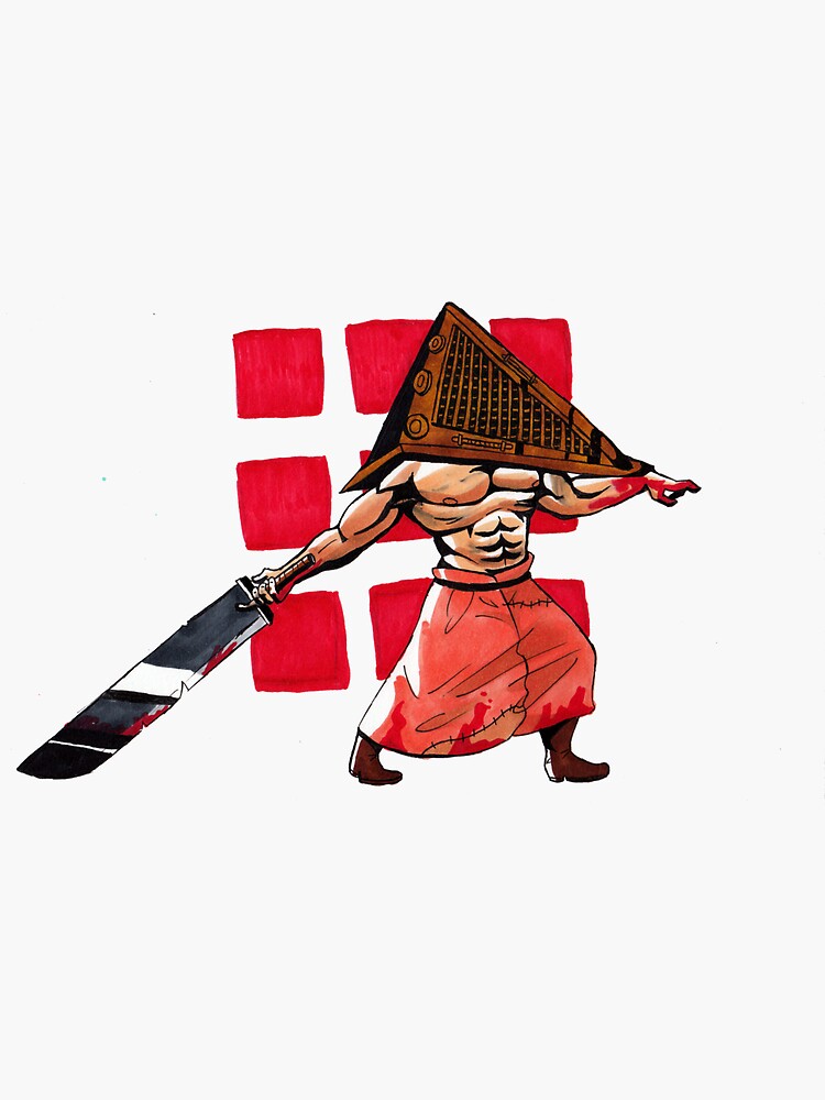 "Pyramid Head" Sticker for Sale by Stephenmcph | Redbubble