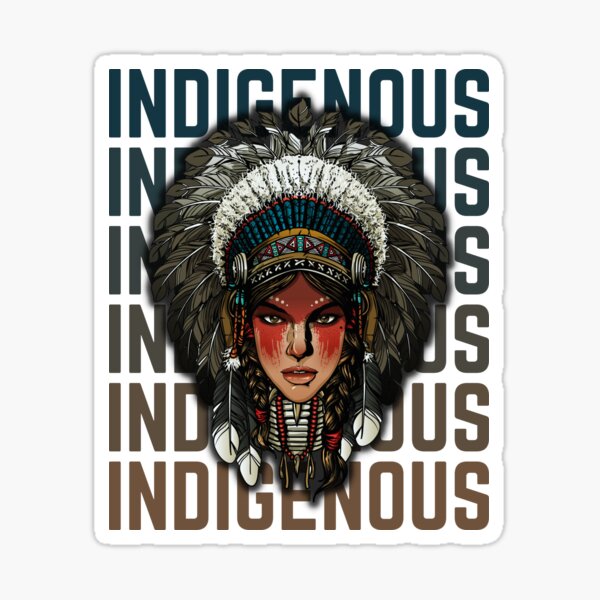 "Native American heritage month-indigenous people" Sticker for Sale by ...