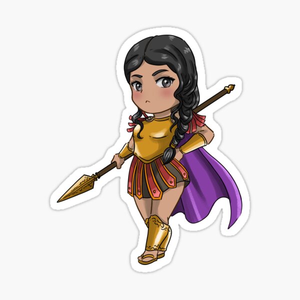 "CHIBI REYNA RAMIREZ ARELLANO - PJO/HOO Character" Sticker for Sale by ...