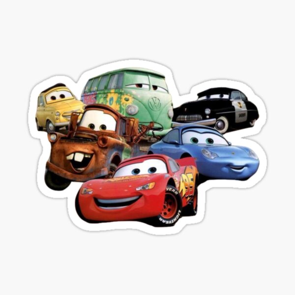 "Cars " Sticker for Sale by ALAnimes | Redbubble