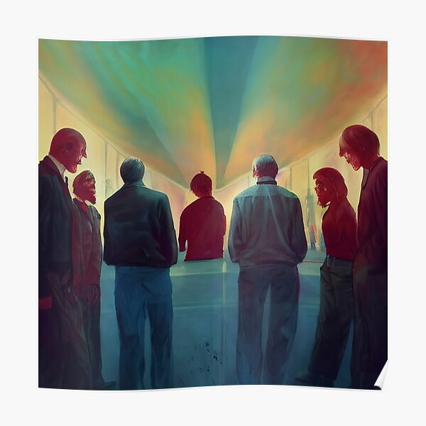 "Horror Dead Dad Club Sticker" Poster for Sale by TheCreativeFab ...