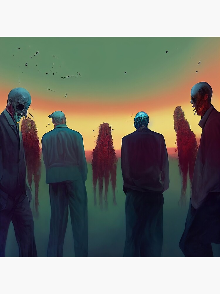 "Horror Dead Dad Club Sticker" Poster for Sale by TheCreativeFab ...