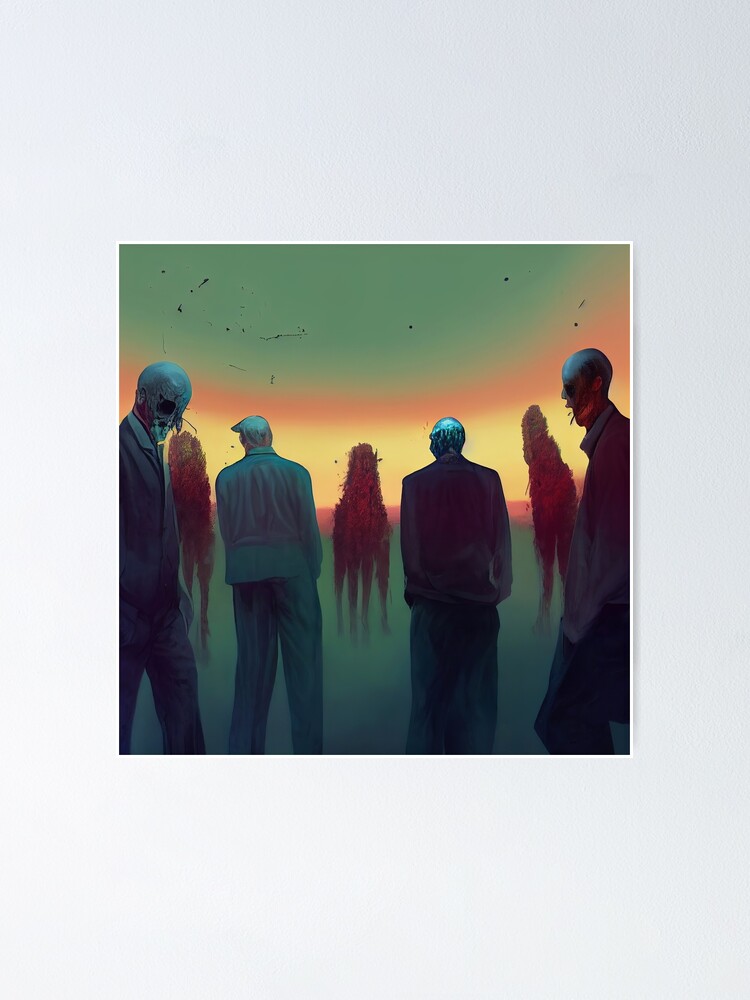 "Horror Dead Dad Club Sticker" Poster for Sale by TheCreativeFab ...