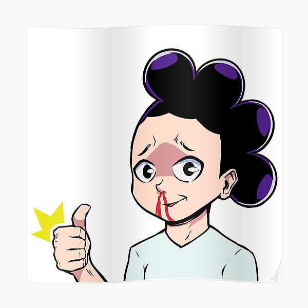 "Mineta - Boku no hero" Poster for Sale by cubeallsides | Redbubble