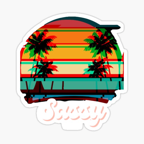 "Sassy Vibes" Sticker for Sale by sassyscorpion | Redbubble