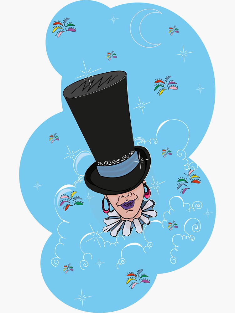 " Circus arrived in the 80s!" Sticker for Sale by TalitaIllustra ...