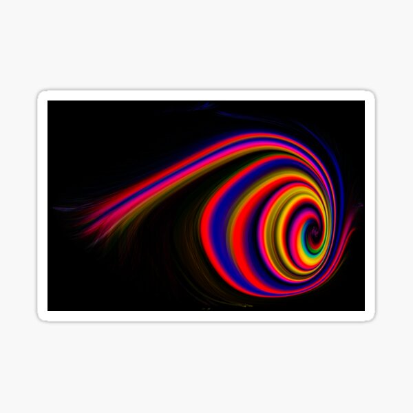 "Rainbow Vortex" Sticker for Sale by ilovethenight | Redbubble