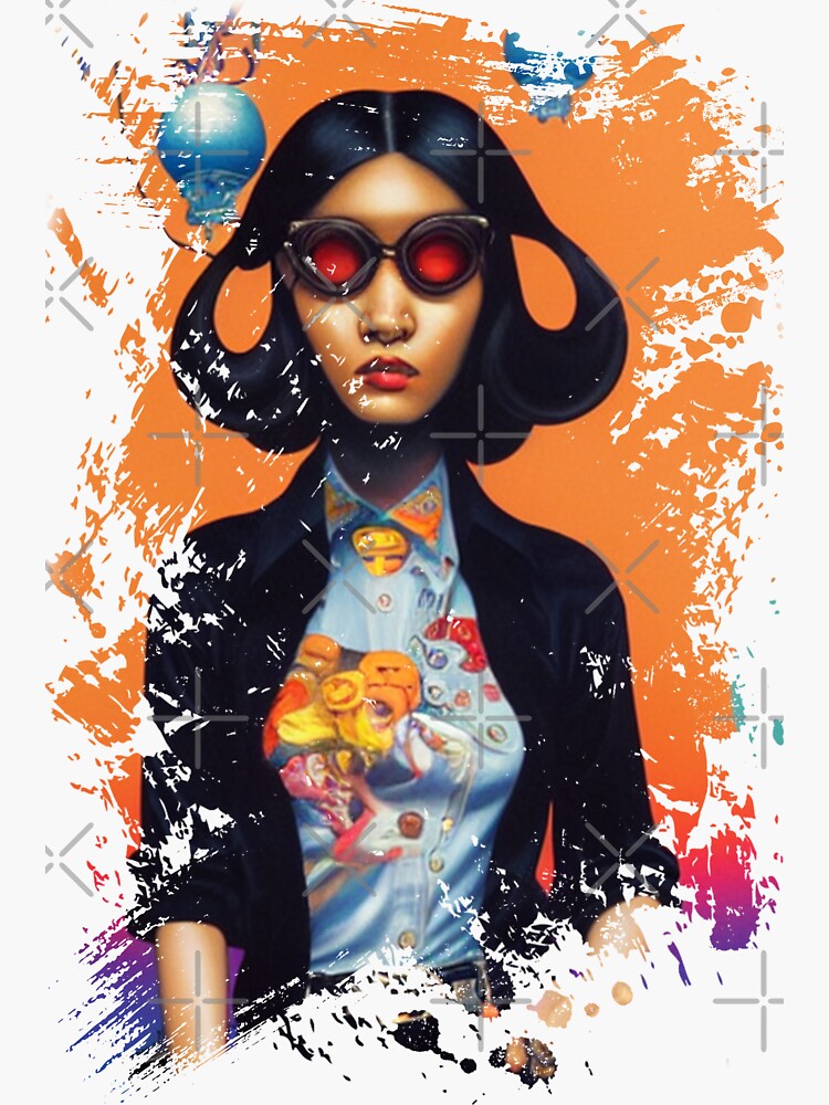 "70s Funk Women" Sticker for Sale by mayza-shop | Redbubble