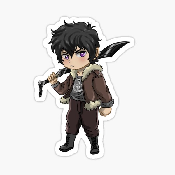 "CHIBI NICO DI ANGELO - PJO/HOO Character" Sticker for Sale by ...