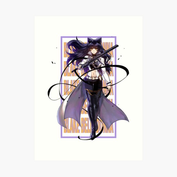 "BLAKE BELLADONNA RWBY ICE QUEENDOM" Art Print for Sale by artyyyyy ...