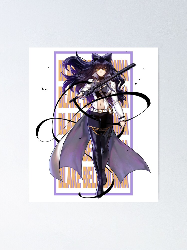 "BLAKE BELLADONNA RWBY ICE QUEENDOM" Poster for Sale by artyyyyy ...