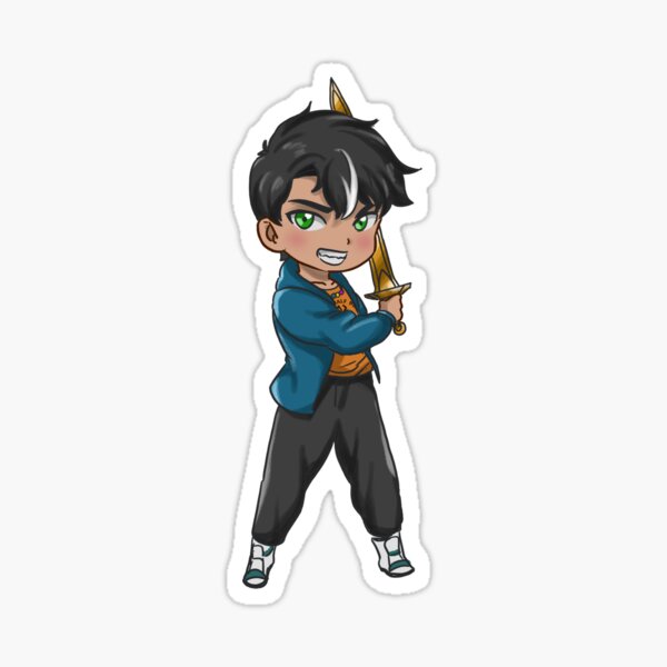 "CHIBI PERCY JACKSON - PJO/HOO Character" Sticker for Sale by ...
