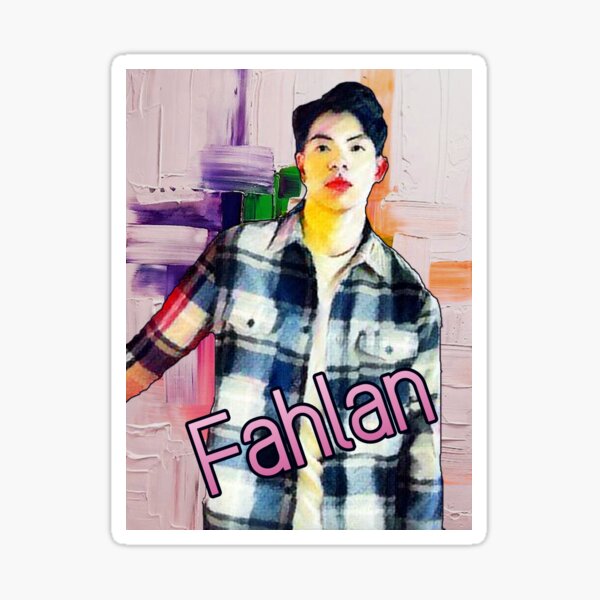 "Painting of F" Sticker for Sale by Spectra12 | Redbubble