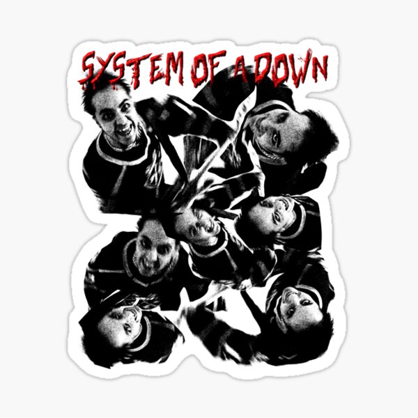 "System Of A Down" Sticker for Sale by rethmeier1ft | Redbubble