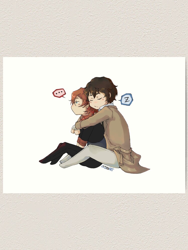 "Chibi Soukoku" Art Print by CrazyKinoko | Redbubble