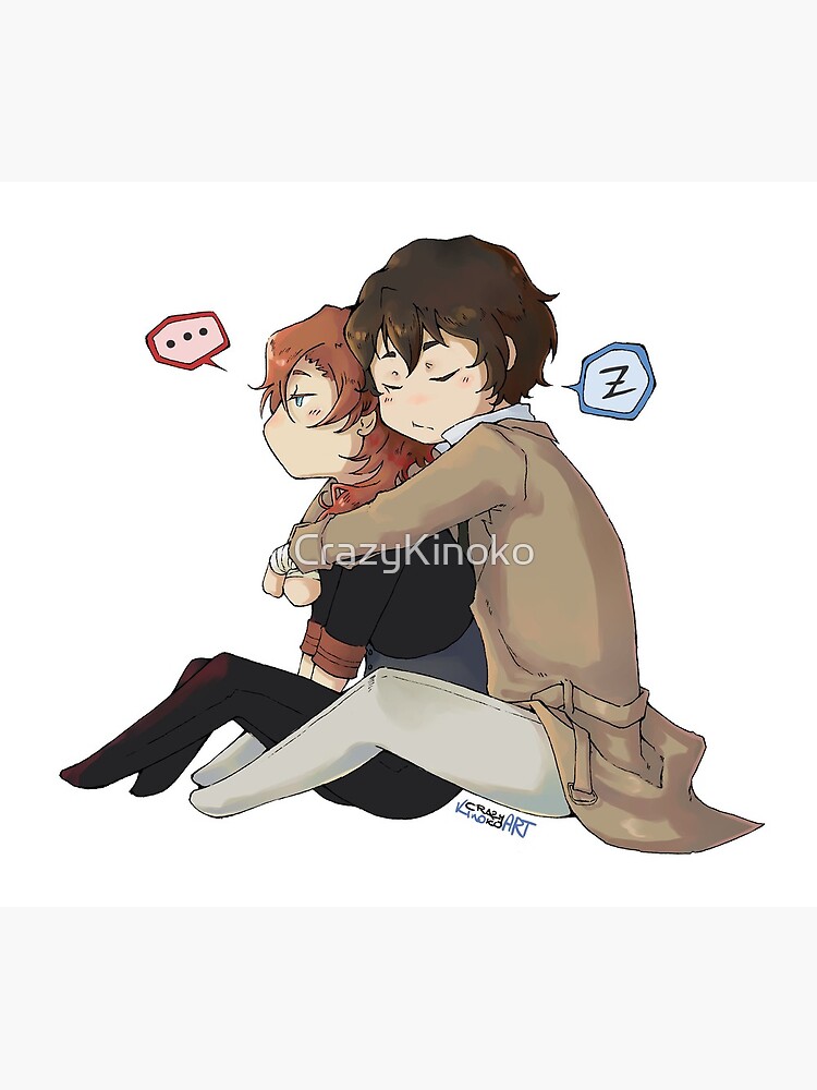 "Chibi Soukoku" Art Print by CrazyKinoko | Redbubble