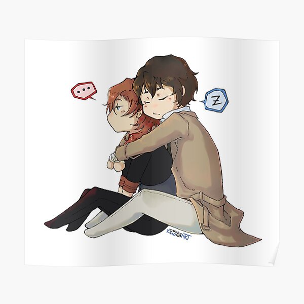 "Chibi Soukoku" Poster for Sale by CrazyKinoko | Redbubble