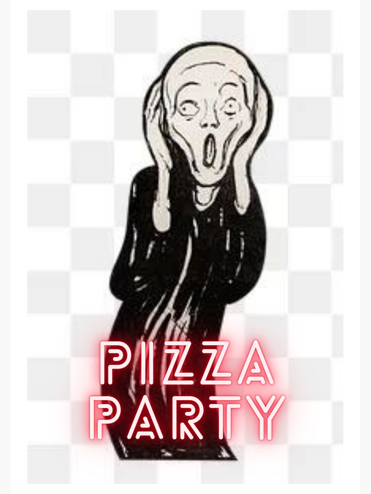 "Scream party" Sticker for Sale by Hendzy3 | Redbubble