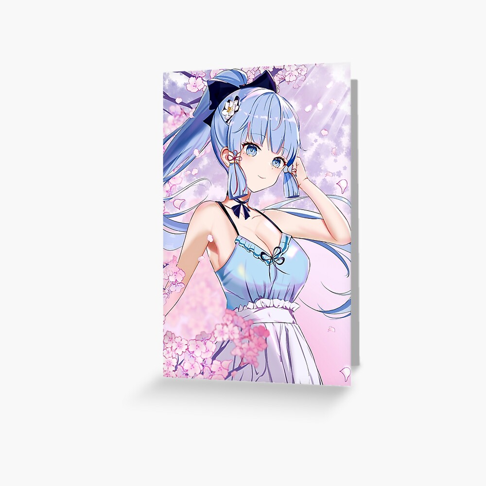 "Expression Ayaka Kamisato Genshin Impact" Greeting Card for Sale by ...
