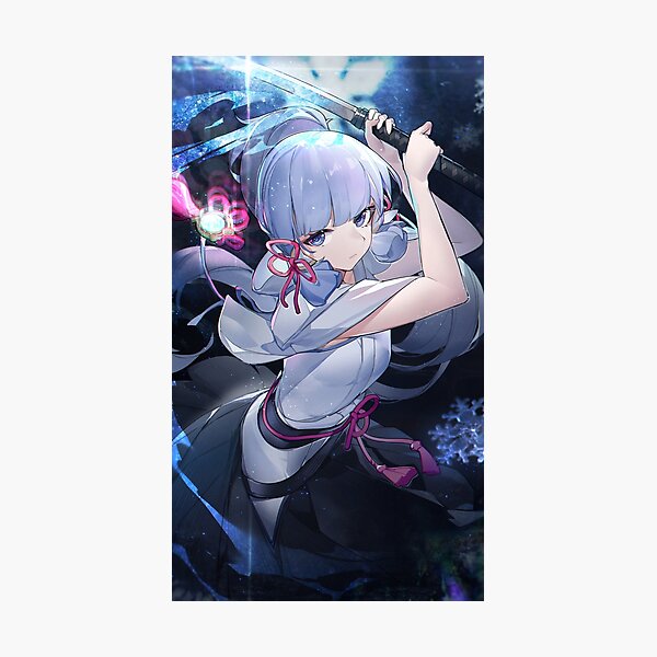 "Cool Beauty Ayaka Kamisato Genshin Impact" Photographic Print for Sale ...