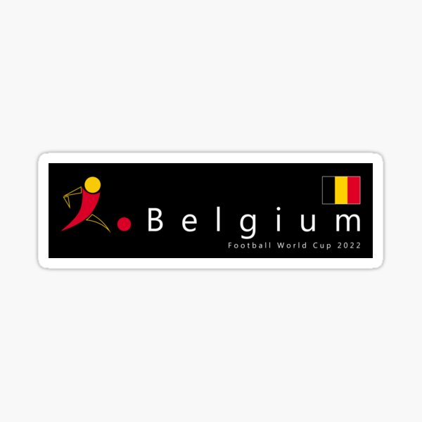 "FIFA World Cup 2022 Belgium" Sticker for Sale by kenuli | Redbubble