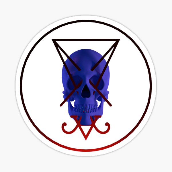 Tengkorak Ungu Sticker For Sale By Yandriumani Redbubble