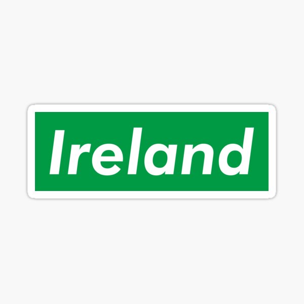 "IRELAND - Irish Designs, Quotes, Sayings - White Writing with Green ...