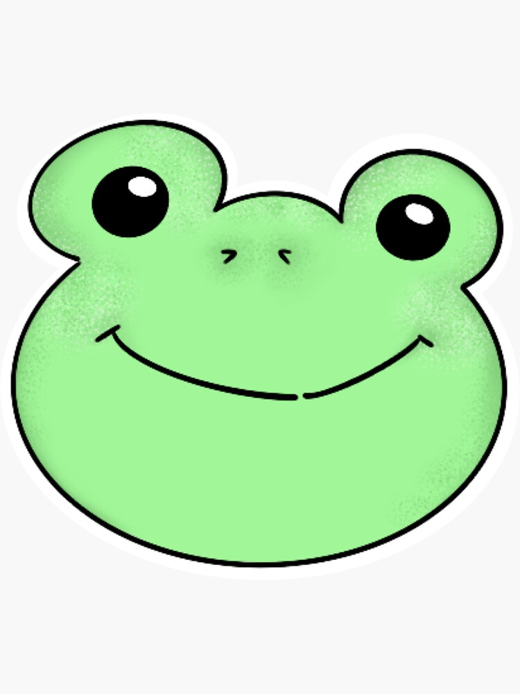 "Happy Frog!" Sticker for Sale by libbyssketches1 | Redbubble