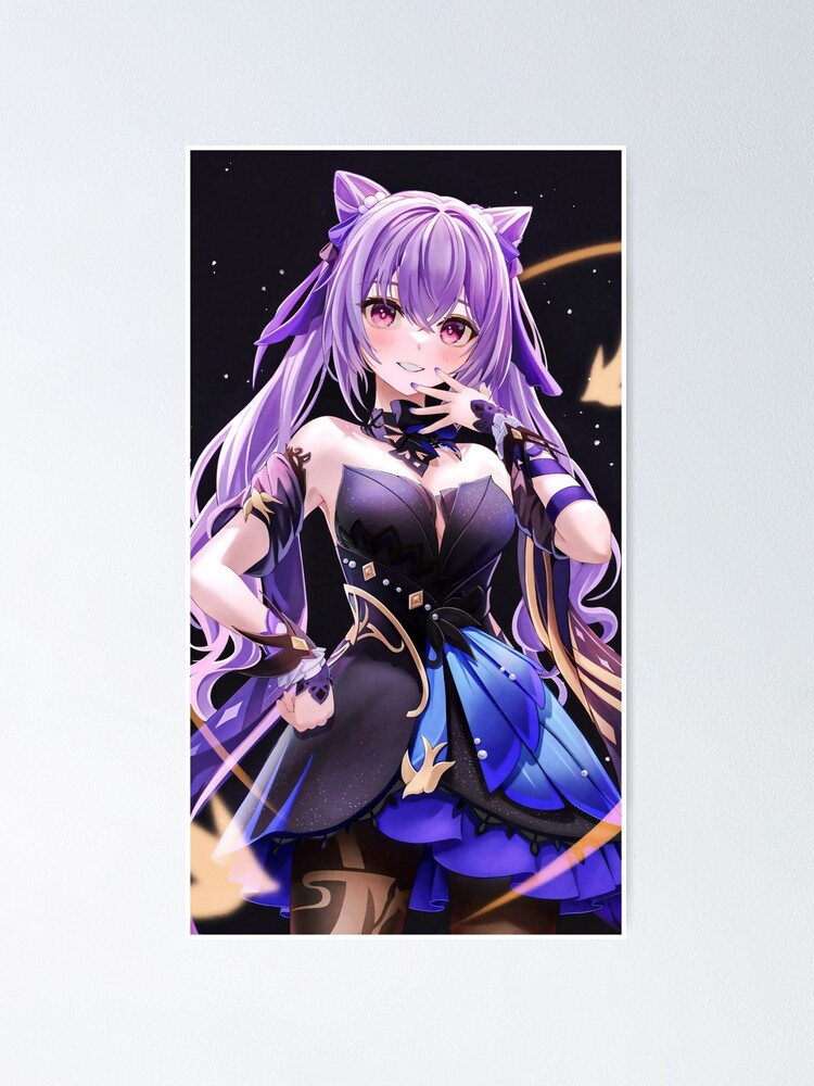 "Adorable Keqing Genshin Impact" Poster for Sale by genshinwaifus ...