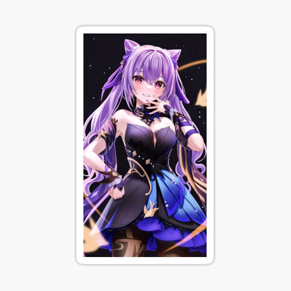 "Adorable Keqing Genshin Impact" Sticker for Sale by genshinwaifus ...