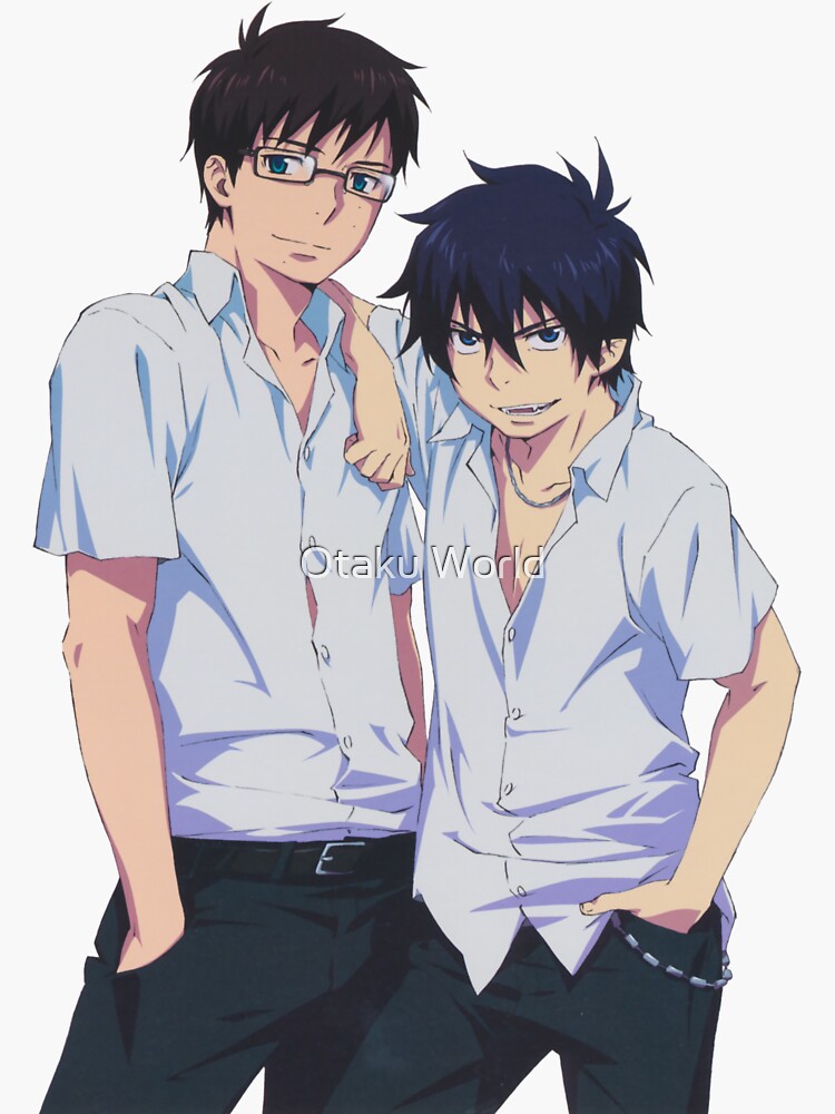 "Blue Exorcist" Sticker for Sale by OtakuWord | Redbubble