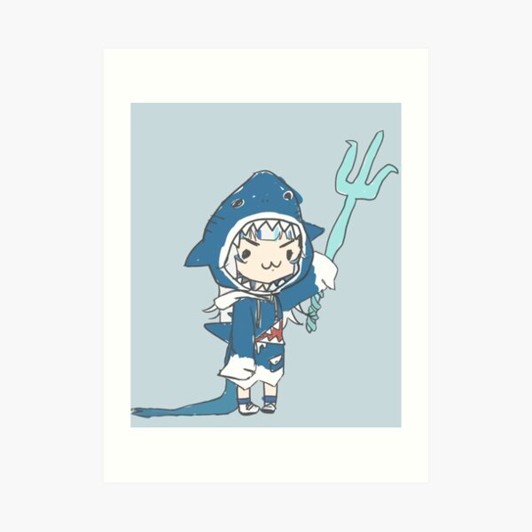 "Gawr Gura LOADING screen - Hololive #hololiveEnglish #holoMyth" Art ...