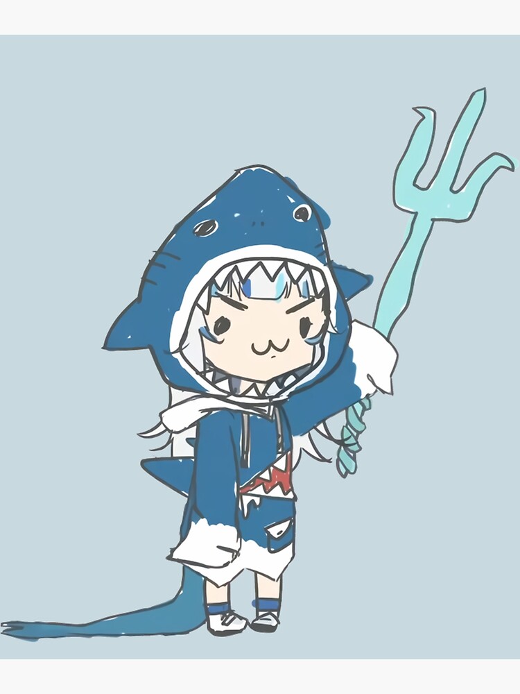 "Gawr Gura LOADING screen - Hololive #hololiveEnglish #holoMyth" Art ...