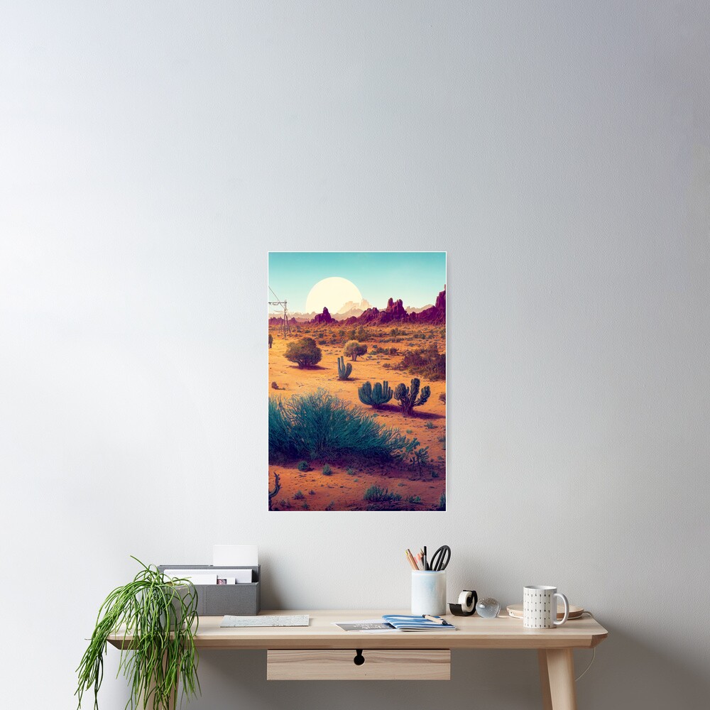 "vintage Desert" Poster for Sale by MG-S | Redbubble