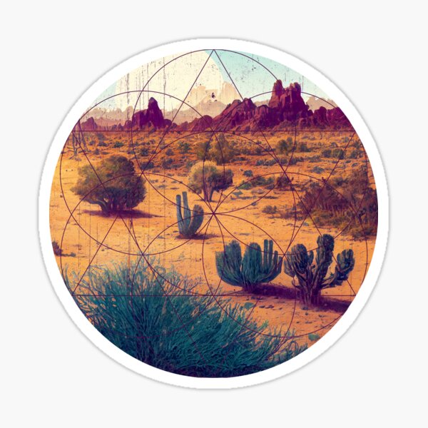 "vintage Desert" Sticker for Sale by MG-S | Redbubble