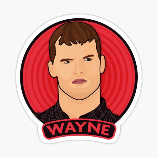 "Letterkenny - Wayne" Sticker for Sale by carlstad | Redbubble